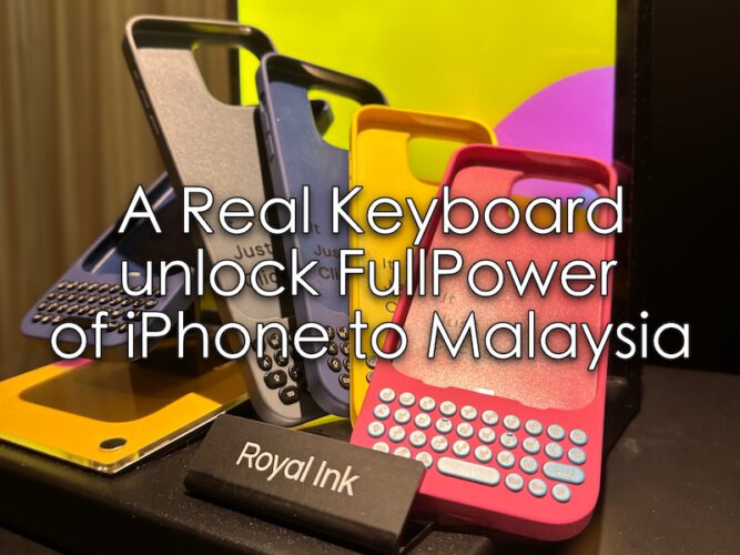 a Real Keyboard for iPhone